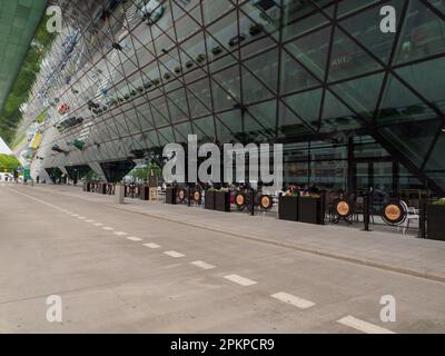 Kraków, Poland - May, 2021: John Paul II International Airport with ...