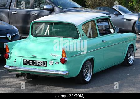 A customised Ford Anglia from the 1960's Stock Photo - Alamy