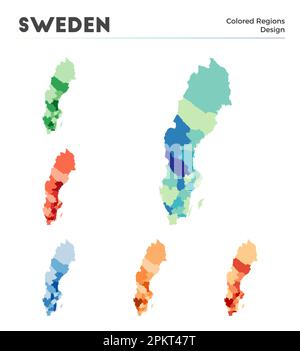 Sweden map. Borders of Sweden for your infographic. Vector country ...