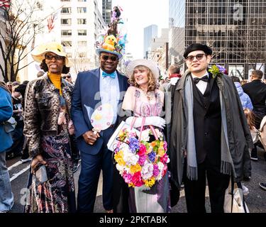 New York, USA. 09th Apr, 2019. Alison Sudol and David Harbour attend ...