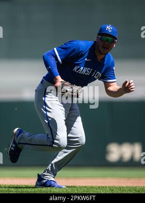 Kansas City Royals' Vinnie Pasquantino sprints home to score against ...
