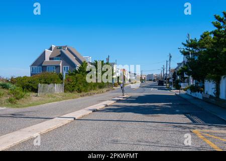 Oceanfront residential houses at Longport Point, Longport, New Jersey ...