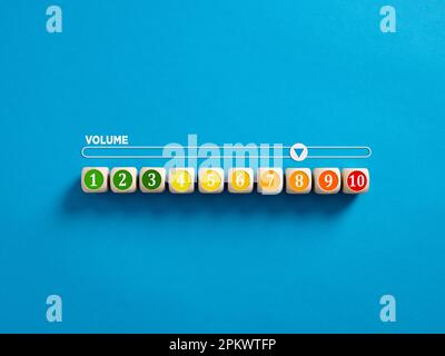 Icon of volume level Stock Photo - Alamy
