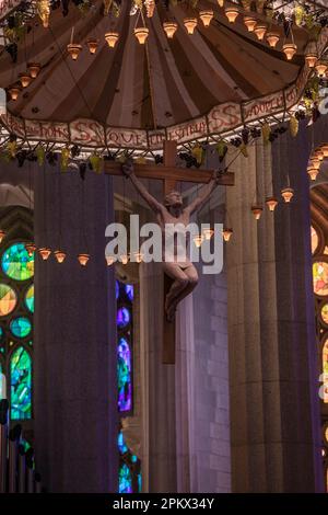 A statue of JESUS CHRIST inside a CATHOLIC CHURCH - GUANAJUATO, MEXICO Stock Photo - Alamy