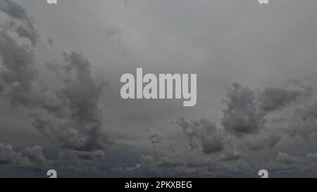 pretty gray clouds covered the sky - rain weather skyscape - photo of ...
