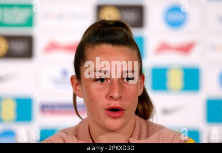England's Ella Toone during a press conference at The Dolder Grand in ...