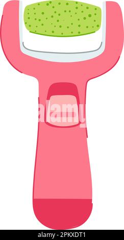 heel callus remover cartoon vector illustration Stock Vector Image ...