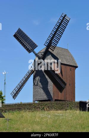 Windmill, Old Marzhan, Marzahn, Berlin, Germany Stock Photo - Alamy