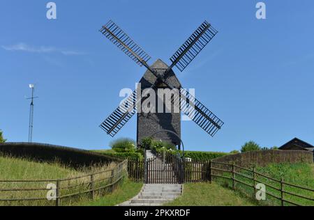 Windmill, Old Marzhan, Marzahn, Berlin, Germany Stock Photo - Alamy