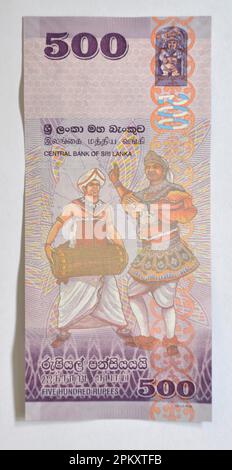 five hundred rupees, Sri Lankan rupee, Sri-Lanka-Rupie, LKR, Sri Lanka ...