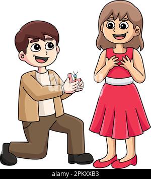 Wedding Ring Cartoon Colored Clipart Illustration Stock Vector Image ...