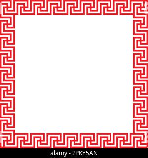 Manji Style Square Border Vector Stock Vector Image & Art - Alamy