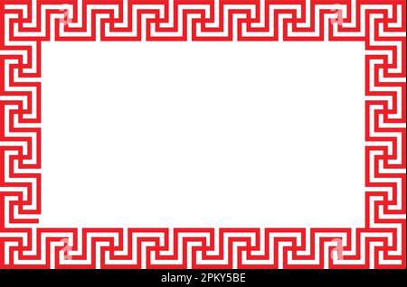 Manji Style Rectangle Border Vector Stock Vector Image & Art - Alamy