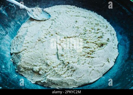 Nepali Sweet Dish Khuwa or Kurauni Made from Milk Stock Photo - Alamy