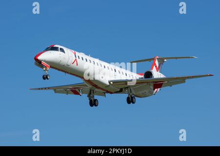 JSX Air Embraer ERJ-145LR with registration N246JX shown moments before ...