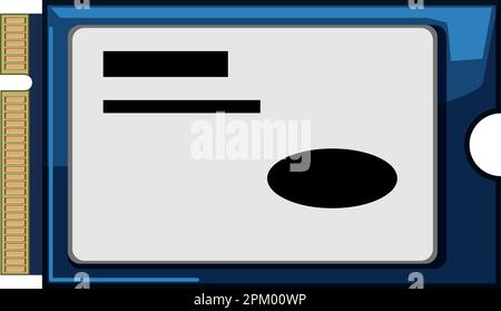 ssd storage set cartoon vector illustration Stock Vector Image & Art ...