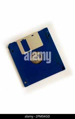 background of old floppy disks used in the 80s and 90s to record ...