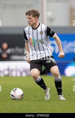 Matt Palmer of Notts County in action during the Sky Bet League 2 match ...