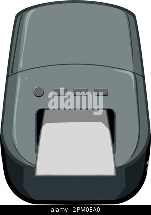 magnets label printer cartoon vector illustration Stock Vector Image ...