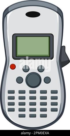 barcode label printer cartoon vector illustration Stock Vector Image ...