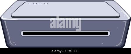 factory laminator machine cartoon vector illustration Stock Vector ...