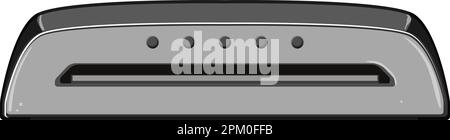 factory laminator machine cartoon vector illustration Stock Vector ...