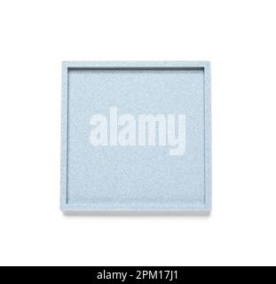 Decorative plaster tray isolated on white background Stock Photo - Alamy