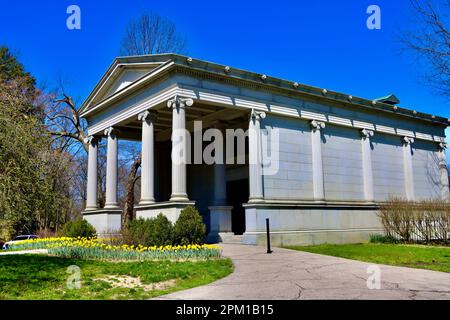 Wade Memorial Chapel with Tiffany interiors in memory of Jeptha Wade ...