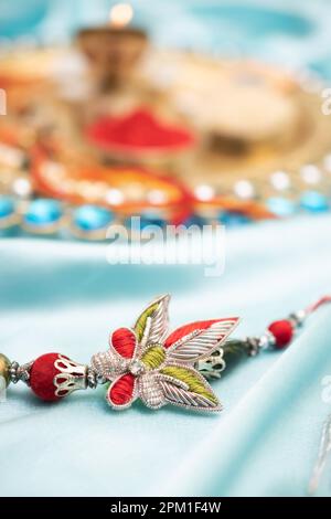 Closeup of colorful rakhi for raksha bandhan Stock Photo - Alamy