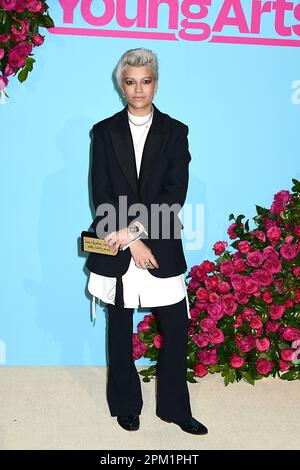 Victoria Brito attends the 2023 YoungArts Gala at Metropolitan Museum ...