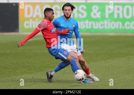 Mohammed Sagaf of Dagenham and Redbridge and Darren Oldaker of ...