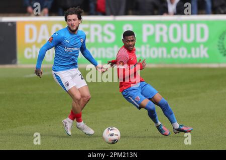Mohammed Sagaf of Dagenham and Redbridge and Darren Oldaker of ...