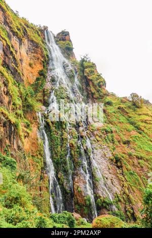 Scenic view of Wanale Waterfall in Mount Elgon, Mbale, Uganda Stock ...