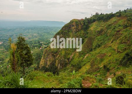 Scenic view of Wanale Hill on the flanks of Mount Elgon in Mbale ...