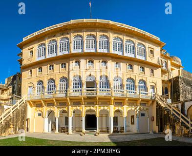 India, Rajasthan state, Roopangarh Fort, former Maharaja Palace ...