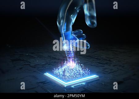 AI Chatbot, Artificial intelligence Technology Concept Stock Photo - Alamy