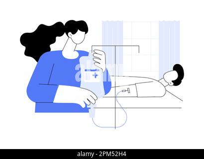 IV sedation abstract concept vector illustration Stock Vector Image ...