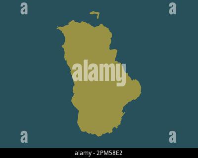 Antrim, region of Northern Ireland. Solid color shape. Locations and ...