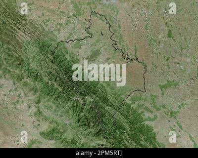 Ivano-Frankivs'k, region of Ukraine. High resolution satellite map ...