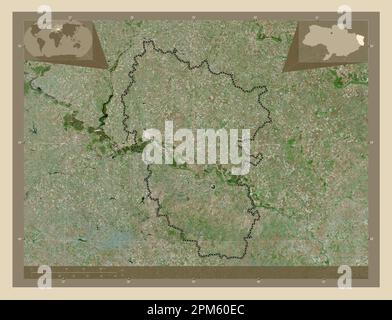 Luhans'k, region of Ukraine. High resolution satellite map Stock Photo ...