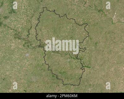 Luhans'k, region of Ukraine. Low resolution satellite map. Locations ...