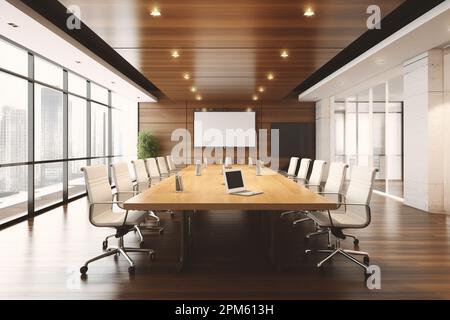 Modern conference room hight resolution Stock Photo - Alamy