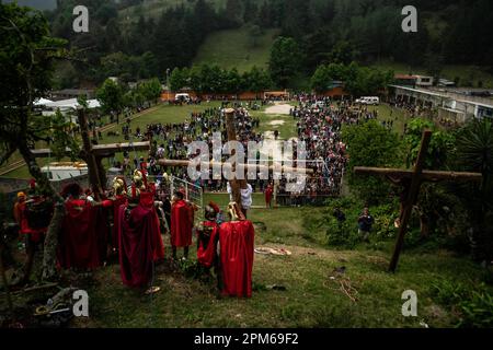 Nazarenes in the Calvary Procession Stock Photo - Alamy
