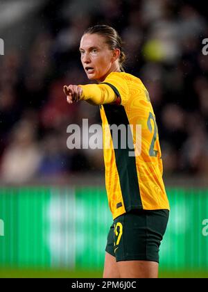 Australia's Claire Hunt during an International Friendly match at ...