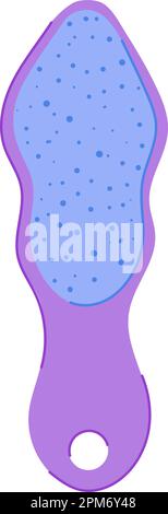 skin callus remover cartoon vector illustration Stock Vector Image ...