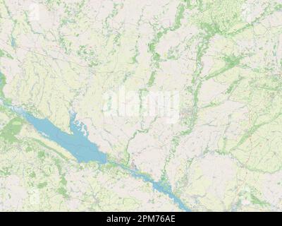 Poltava, region of Ukraine. Open Street Map Stock Photo - Alamy