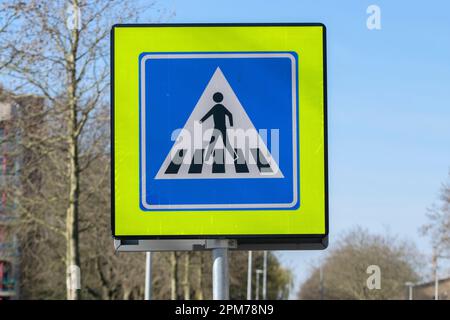 Zebra Crossing Sign At Diemen The Netherlands 5-4-2023 Stock Photo - Alamy