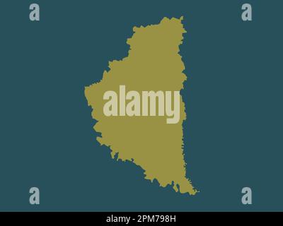 Ternopil', region of Ukraine. Solid color shape. Locations of major ...