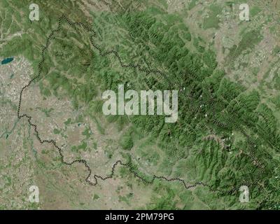 Transcarpathia, region of Ukraine. High resolution satellite map Stock ...