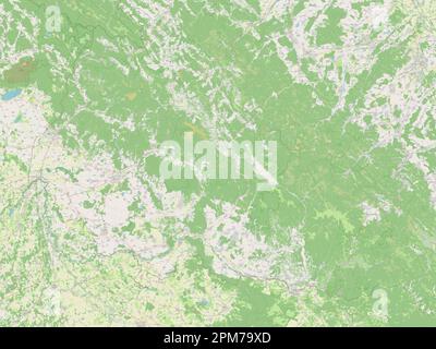 Transcarpathia, region of Ukraine. Open Street Map Stock Photo - Alamy